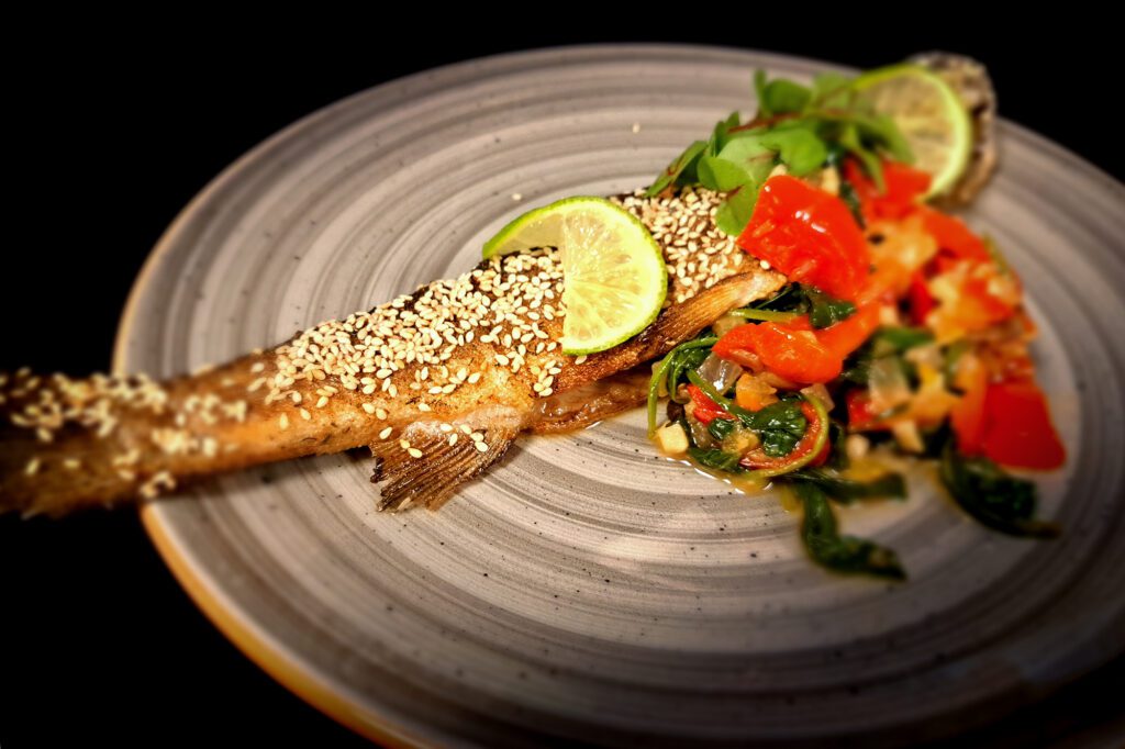 Gebakken hele forel - Restaurant De Ar